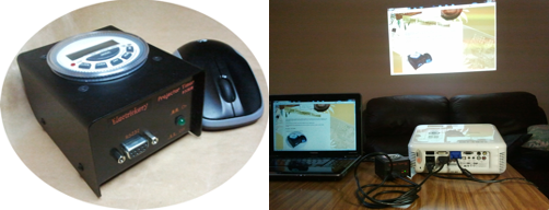 Digital Timer for RS232 Serial control of Data Projector | Electrickery